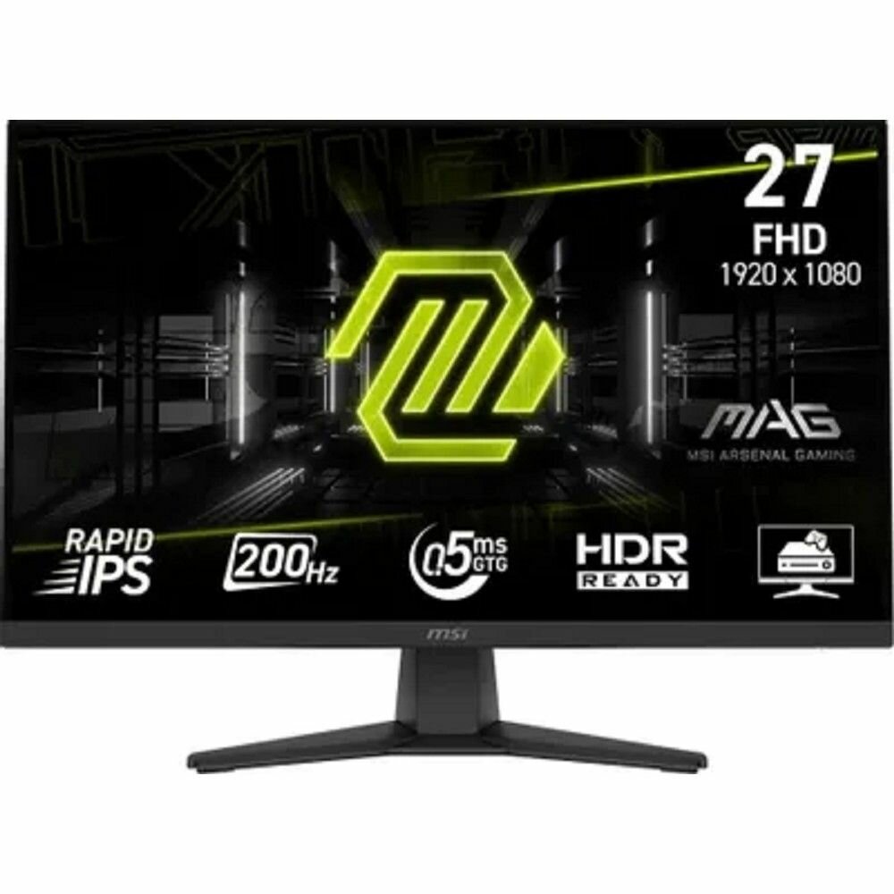 MSI 27" Монитор (9S6-3CE51T-007), IPS, 1920x1080, 200 Гц, черный