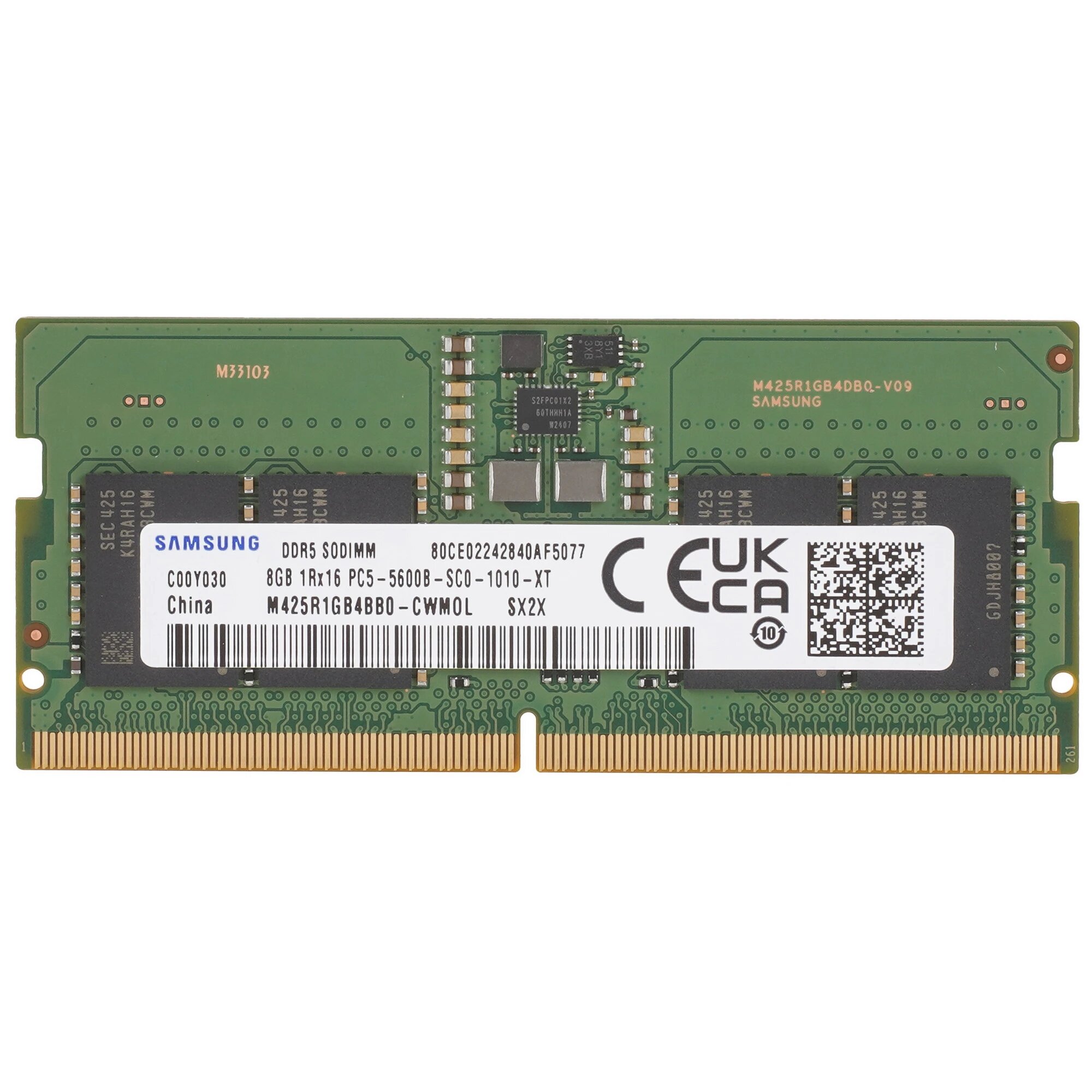 Оперативная память Samsung M425R1GB4BB0-CWM DDR5 SODIMM 8GB 5600MHz