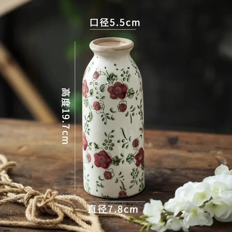 Керамическая ваза ретро