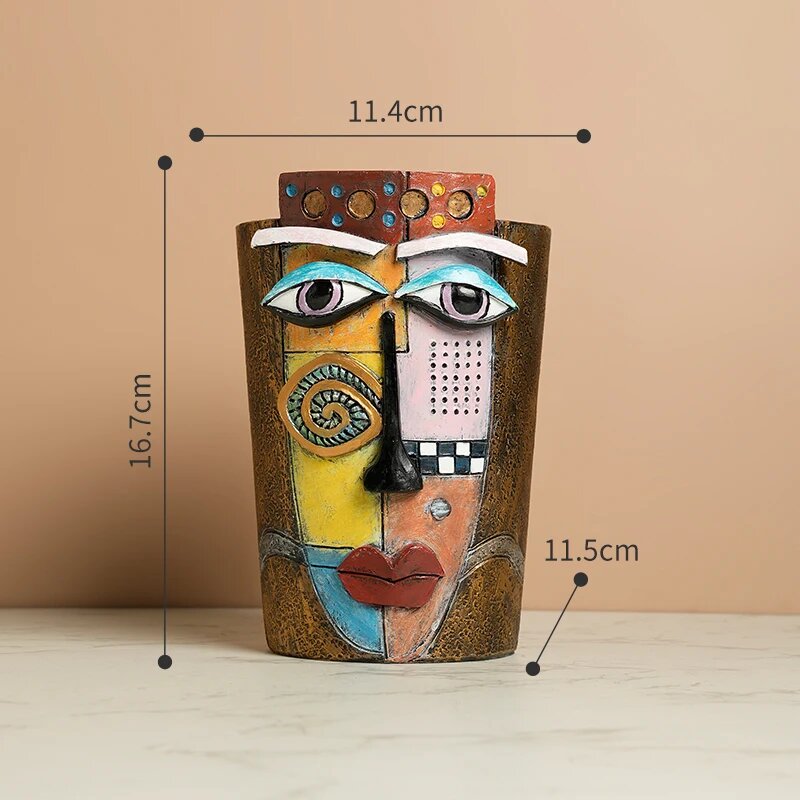 Цветочный горшок NORTHEUINS Пикассо Бруталист, Small