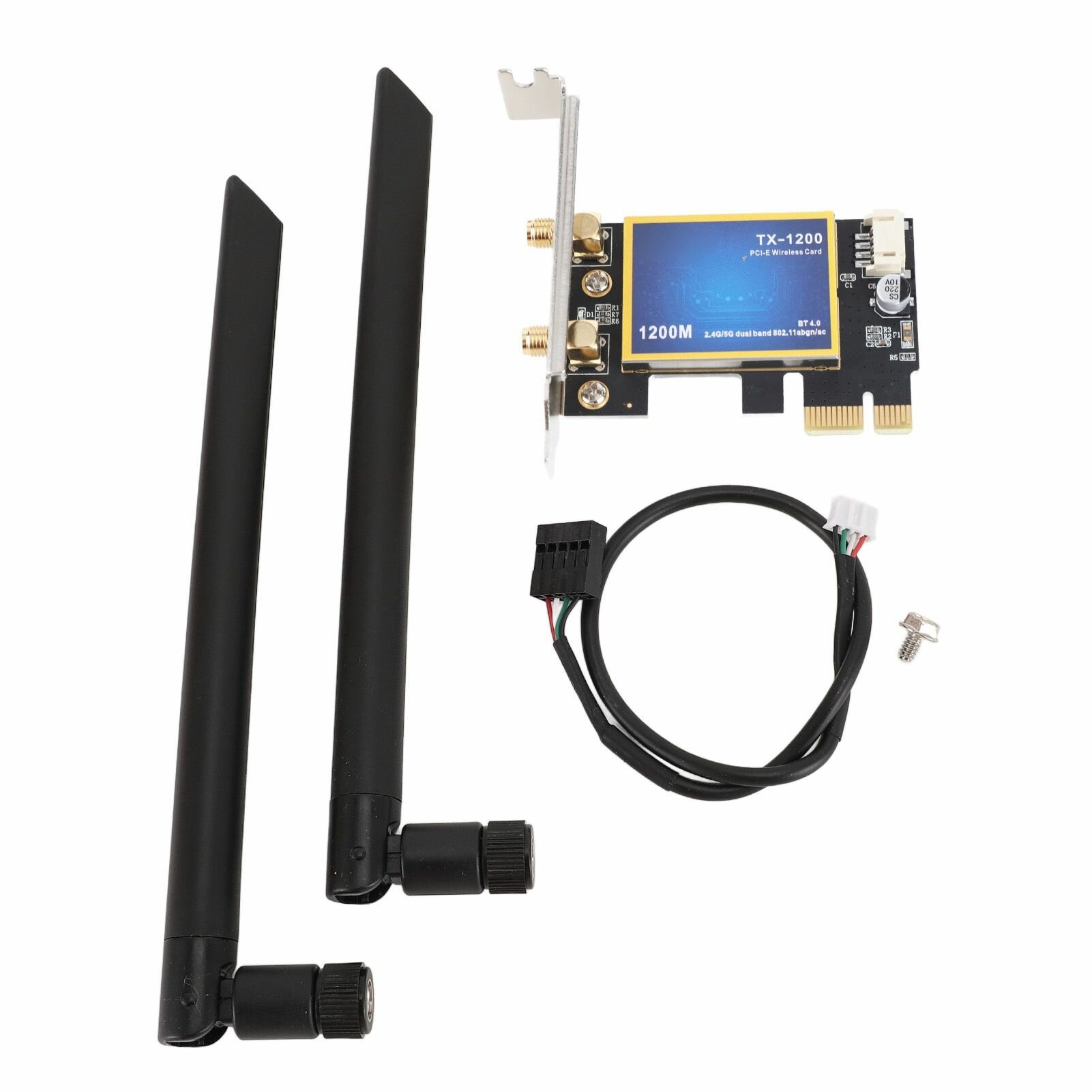 Сетевая карта 7260AC 1200 Мбит/с, BT 4.0, PCI-E