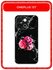 Чехол на OnePlus 13T / Ван Плас 13Т с принтом "Букет на черном мраморе"