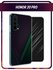 Чехол на Honor 20 Pro / Хонор 20 Про с принтом "Зеленый карбон"