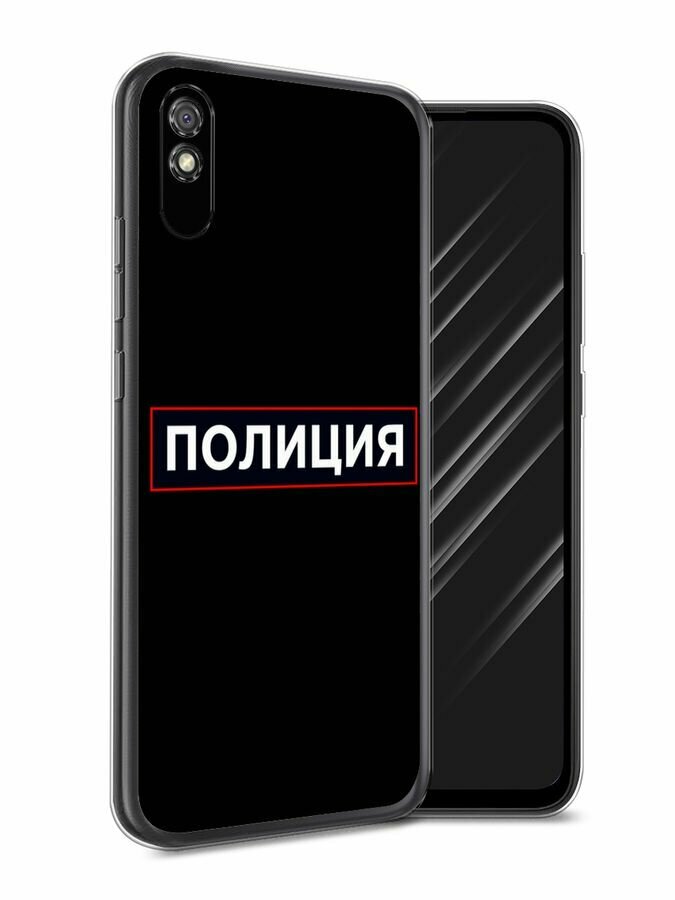 Чехол на Xiaomi Redmi 9A / Сяоми Редми 9А с принтом "Police logo"