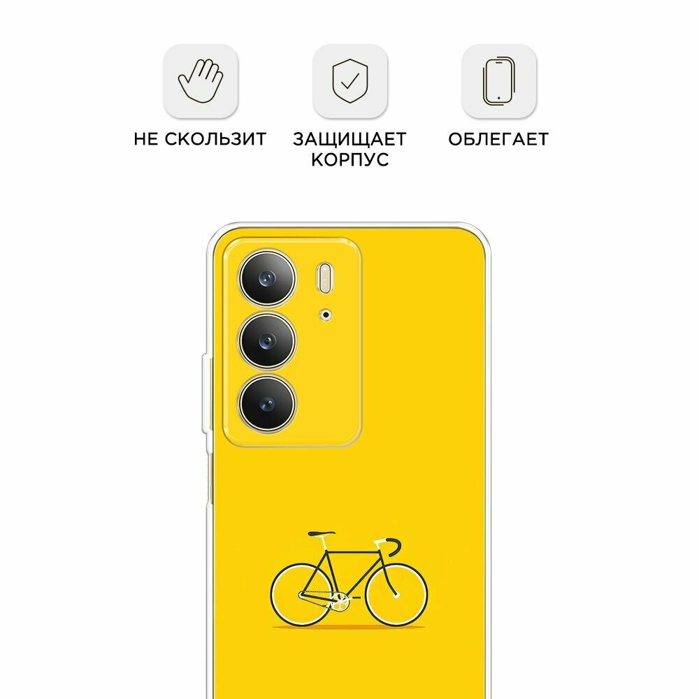 Чехол на Realme C75 4G / Реалми C75 4G с принтом "Хобби велосипед 1" — фото 1