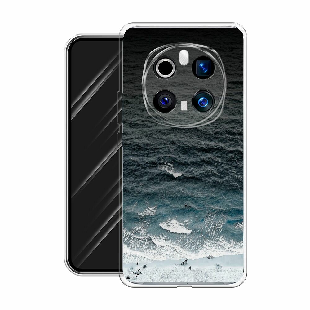 Чехол на Honor Magic 7 Pro / Хонор Мэджик 7 Про с принтом Волны на море — фото 1