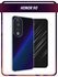 Силиконовый чехол на Honor 90 / Хонор 90 с принтом "Синий карбон"