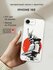Чехол на Apple iPhone 16e/17e / Айфон 16е/17e с принтом "Самурай с катаной", про...