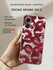 Чехол на Tecno Spark Go 2 / Текно Спарк Го 2 с принтом "Помада паттерн 2", прозр...
