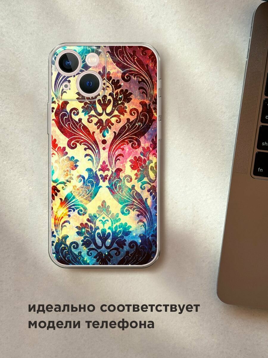 Чехол на Apple iPhone 13 mini / Айфон 13 мини с принтом "Чарующий узор" — фото 1