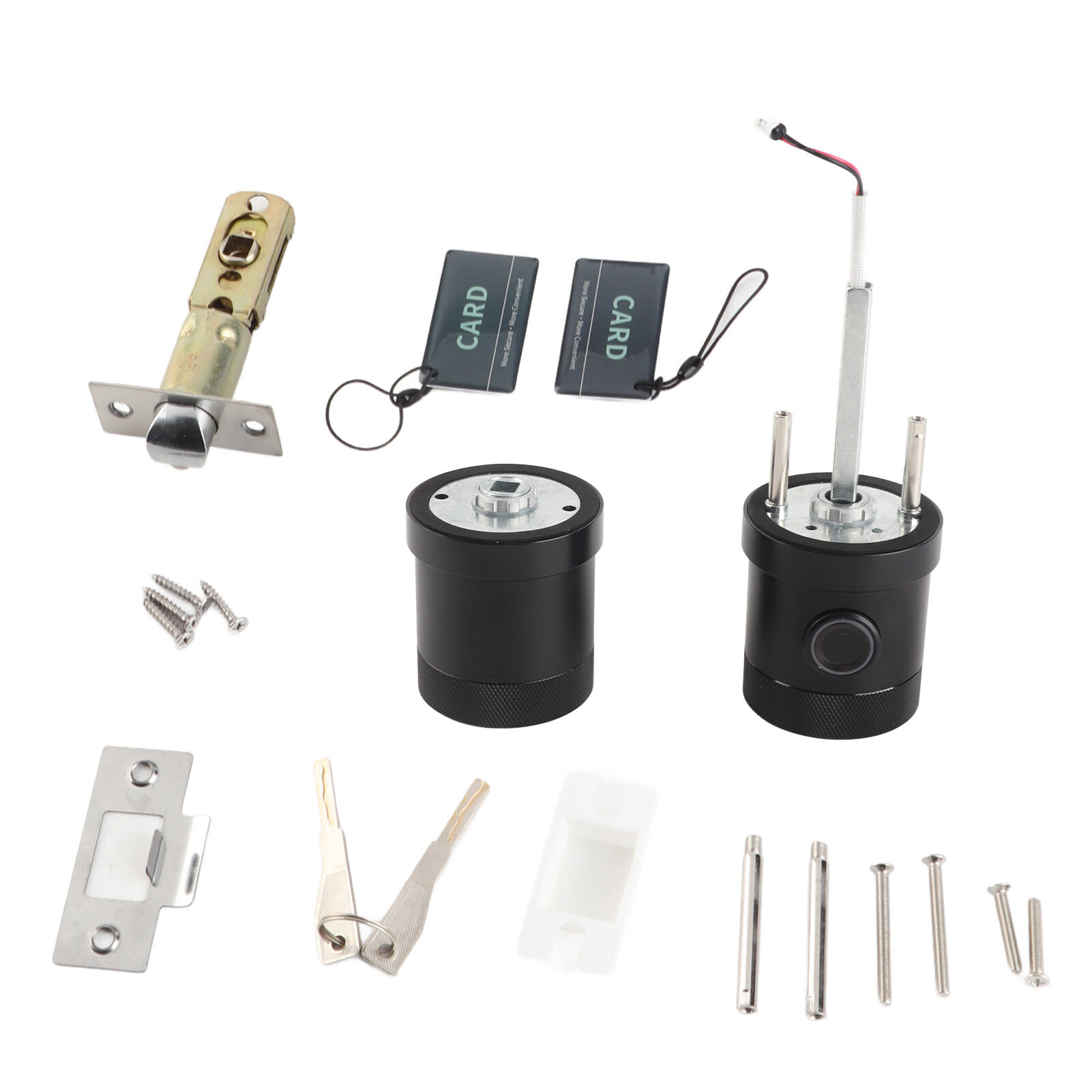 5 в 1 разблокировать интеллектуальную дверь блокировки. Без ключа Без ключа биометрической дверной ручки с клавиатурой BT для приложения Tuya