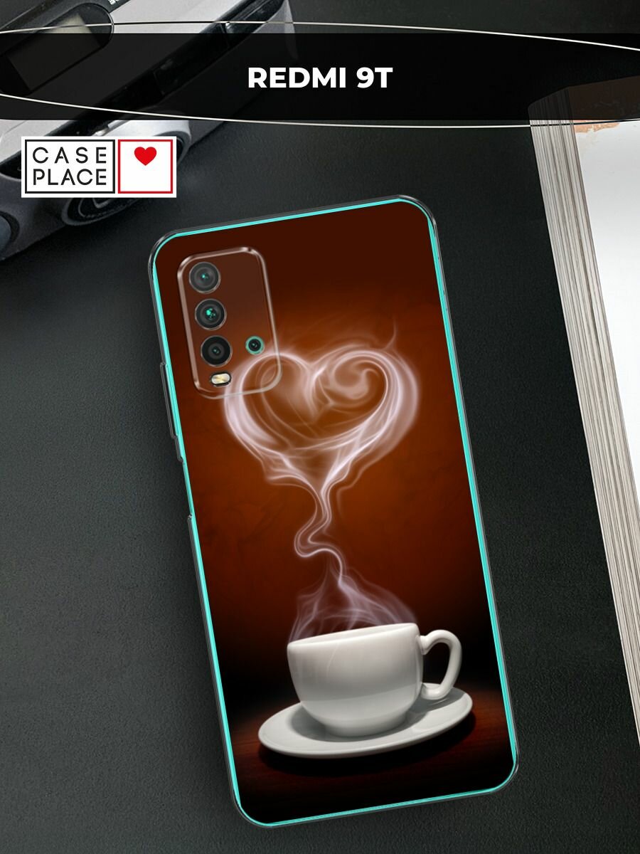 Чехол на Xiaomi Redmi 9T / Сяоми Редми 9Т с принтом "Кофейная любовь"