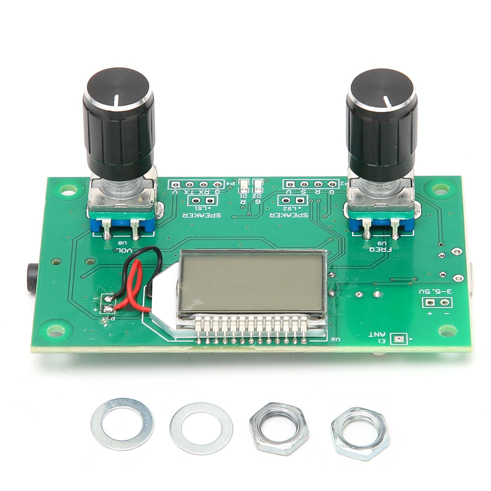 Модуль FM-приемника 87–108 МГц, стереовыход с ЖК-дисплеем, DSP PLL, беспроводной радиоприемник, комплект для самостоятельной сборки, компактная плата приемника