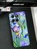 Чехол на Honor X6A / Хонор X6A с принтом "Синие ирисы", прозрачный