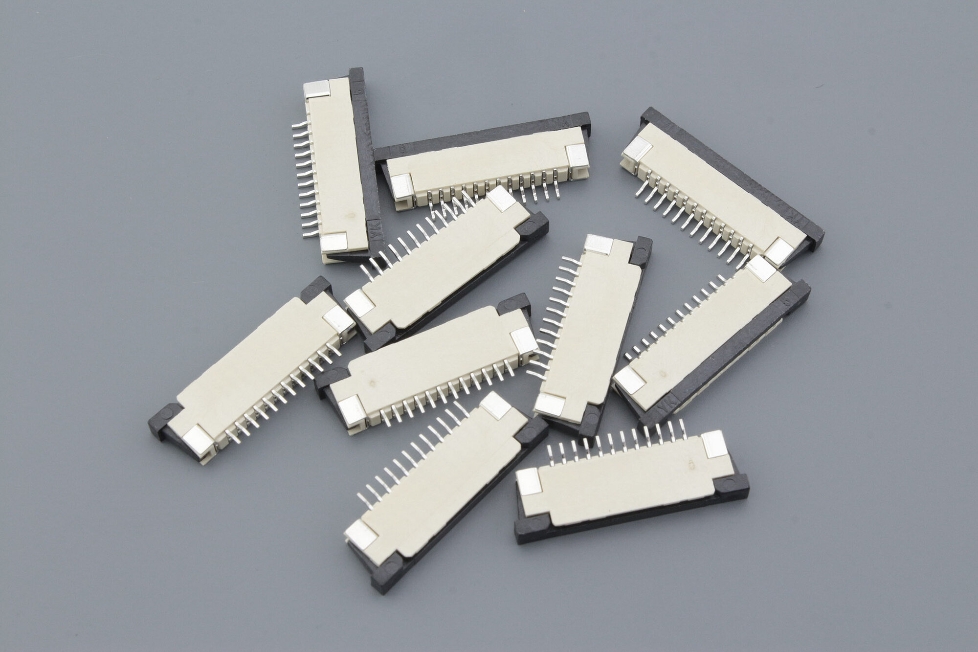 Разъем FPC Half Coverage Top Contact 1.0K-BS-12PWB 12 pin высота 2мм шаг 1мм 10 шт