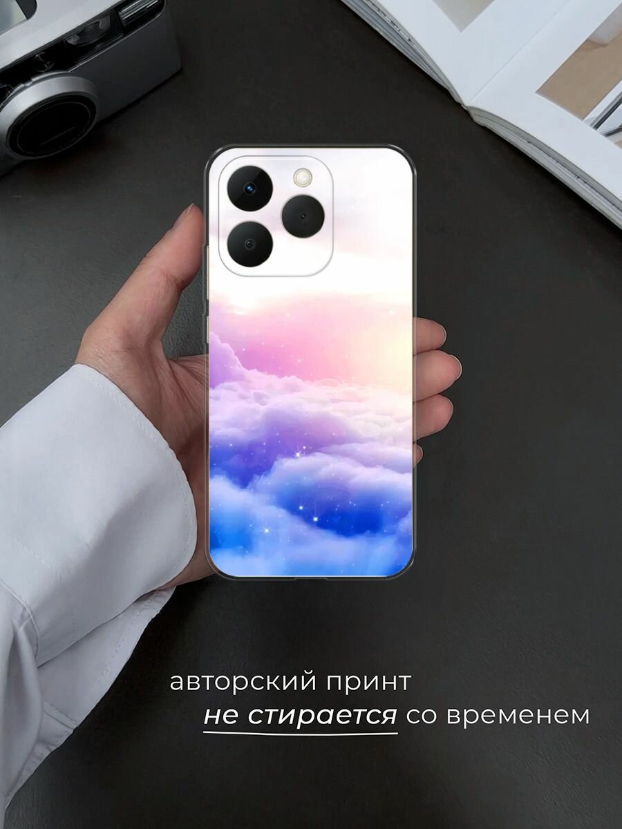 Силиконовый чехол на Realme 15T / Реалми 15Т с принтом "Небеса" — фото 1