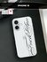 Чехол на Apple iPhone 16 / Айфон 16 с принтом "Красивый шрифт", прозрачный