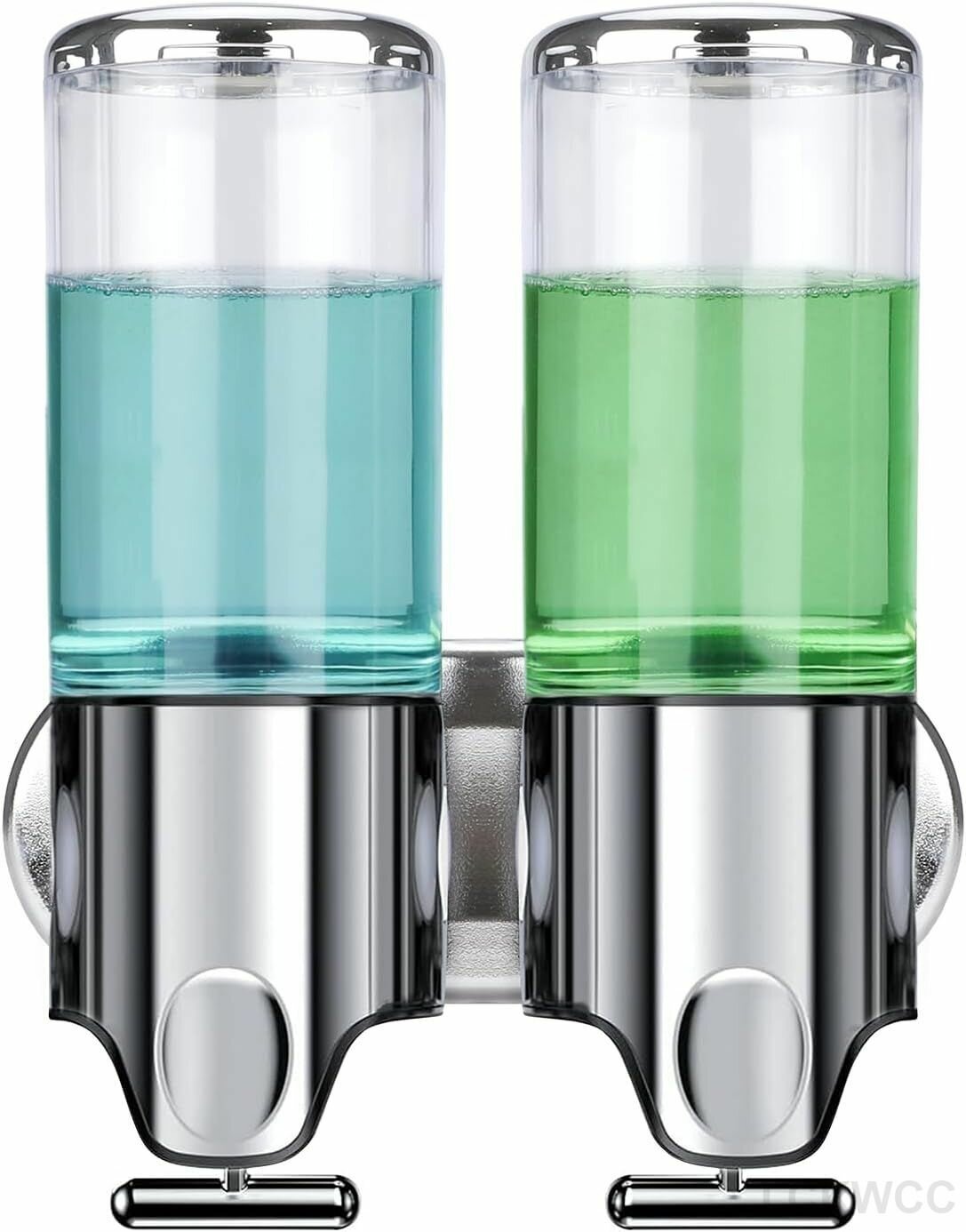 Настенный дозатор для жидкого мыла, шампуня, геля для душа. Диспенсер механический для моющего средства на кухню и ванную.