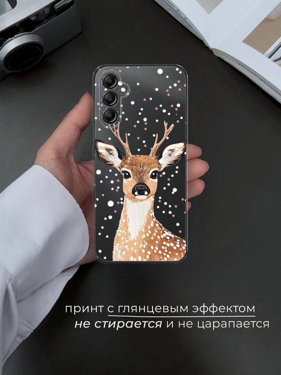 Чехол на Samsung Galaxy A15 / Самсунг А15 с принтом "Гордый олень 3" — фото 1