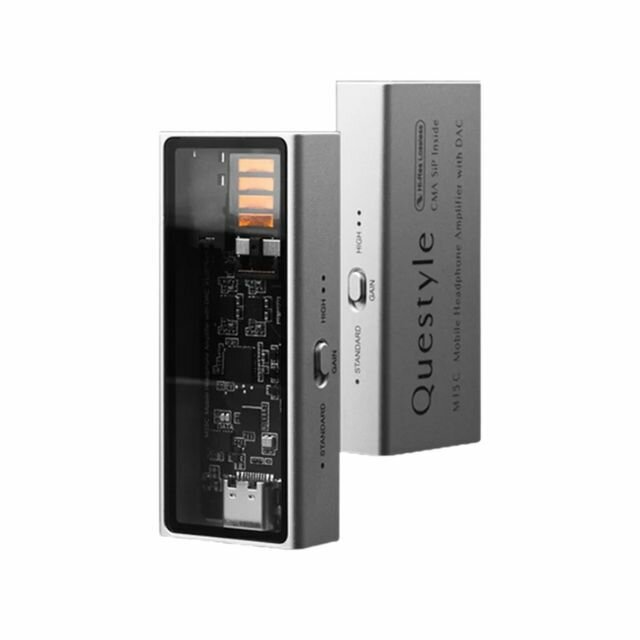 Questyle M15C Type-C портативный цап усилитель для наушников / HiFi USB DAC переходник для наушников 3.5/4.4mm