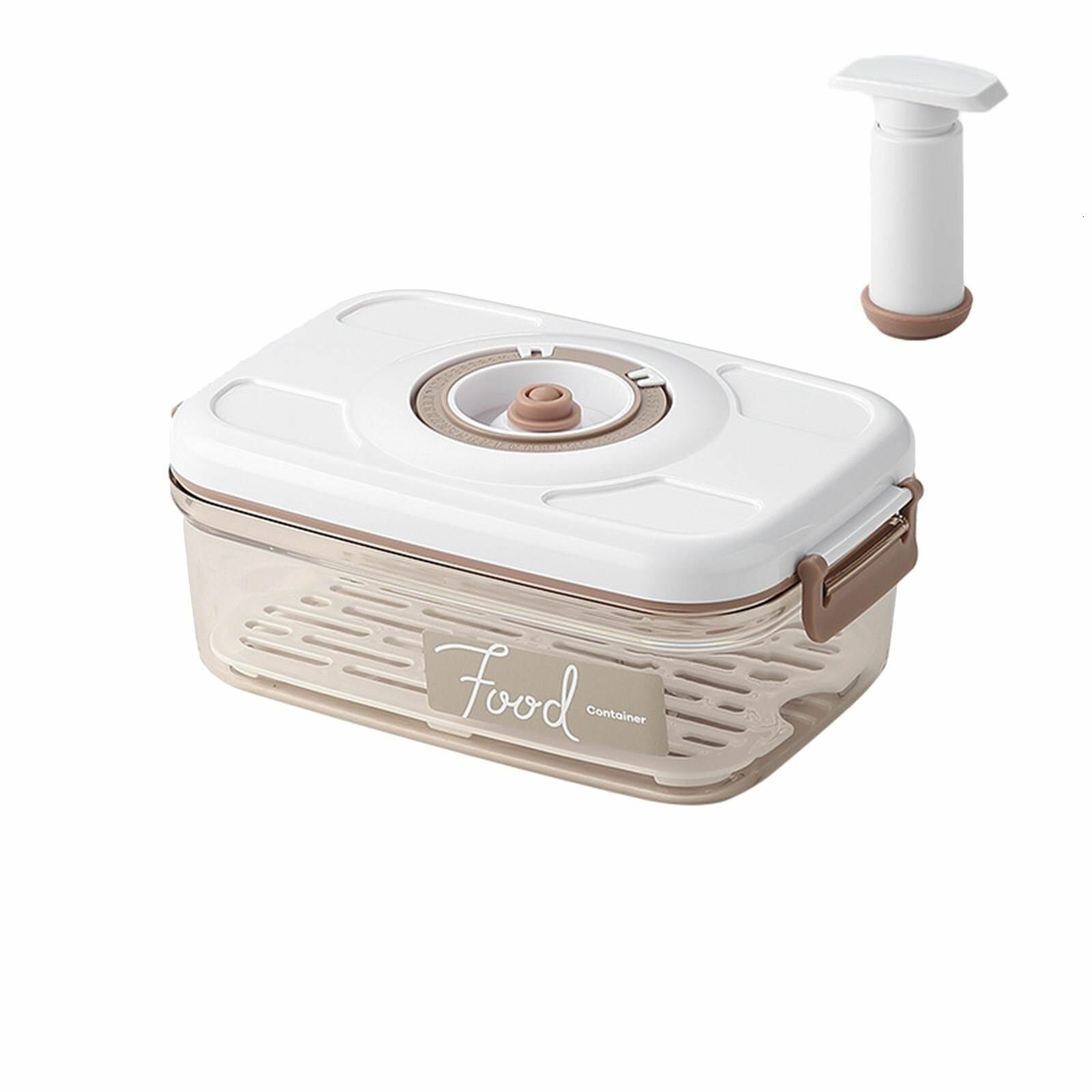 Прямоугольный вакуумный контейнер для хранения продуктов, 1200ML