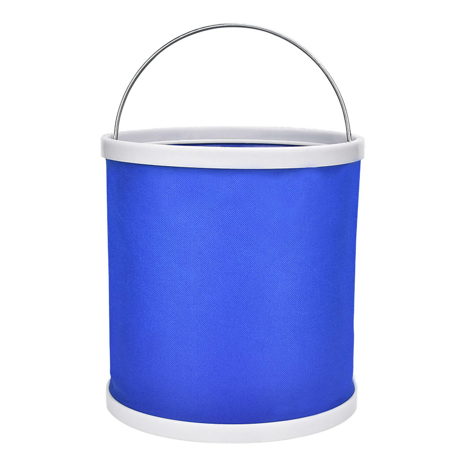 Foldable Water Bucket Oxford Cloth 9L Multifunction Folding Container for Car Cleaning Fishing Camping