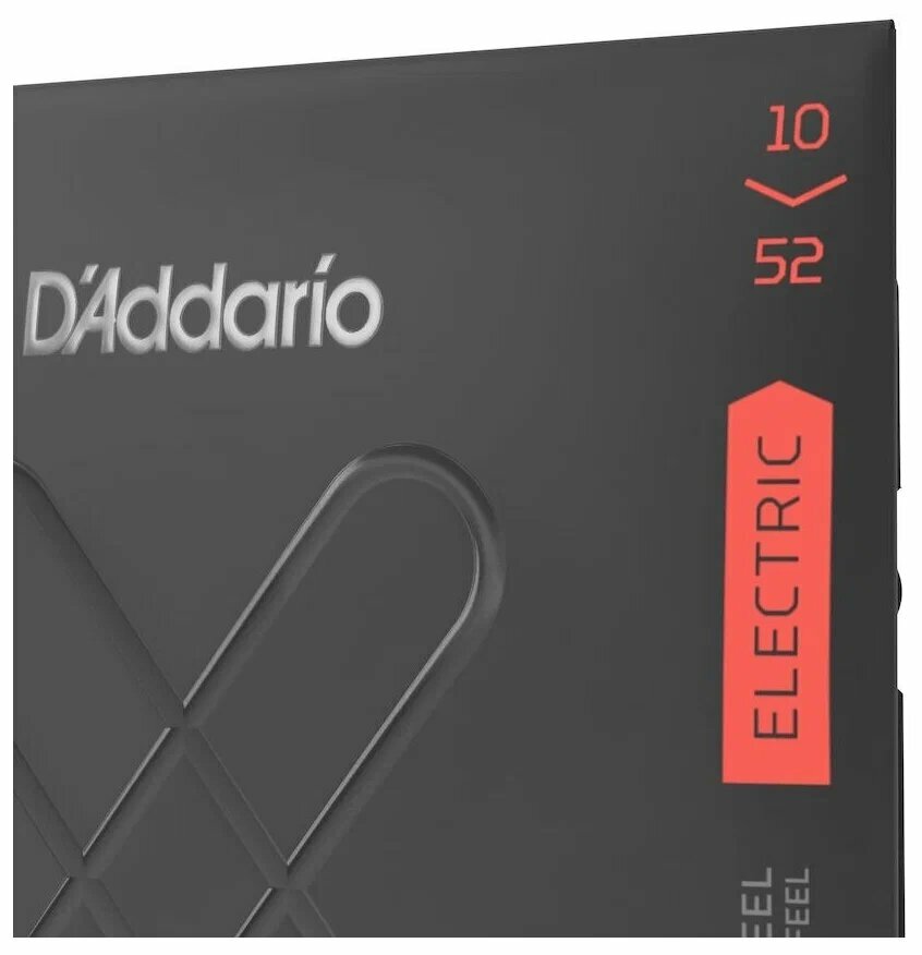 XTE1052 XT Комплект струн для электрогитары, никелированные, 10-52, с покрытием, D'Addario