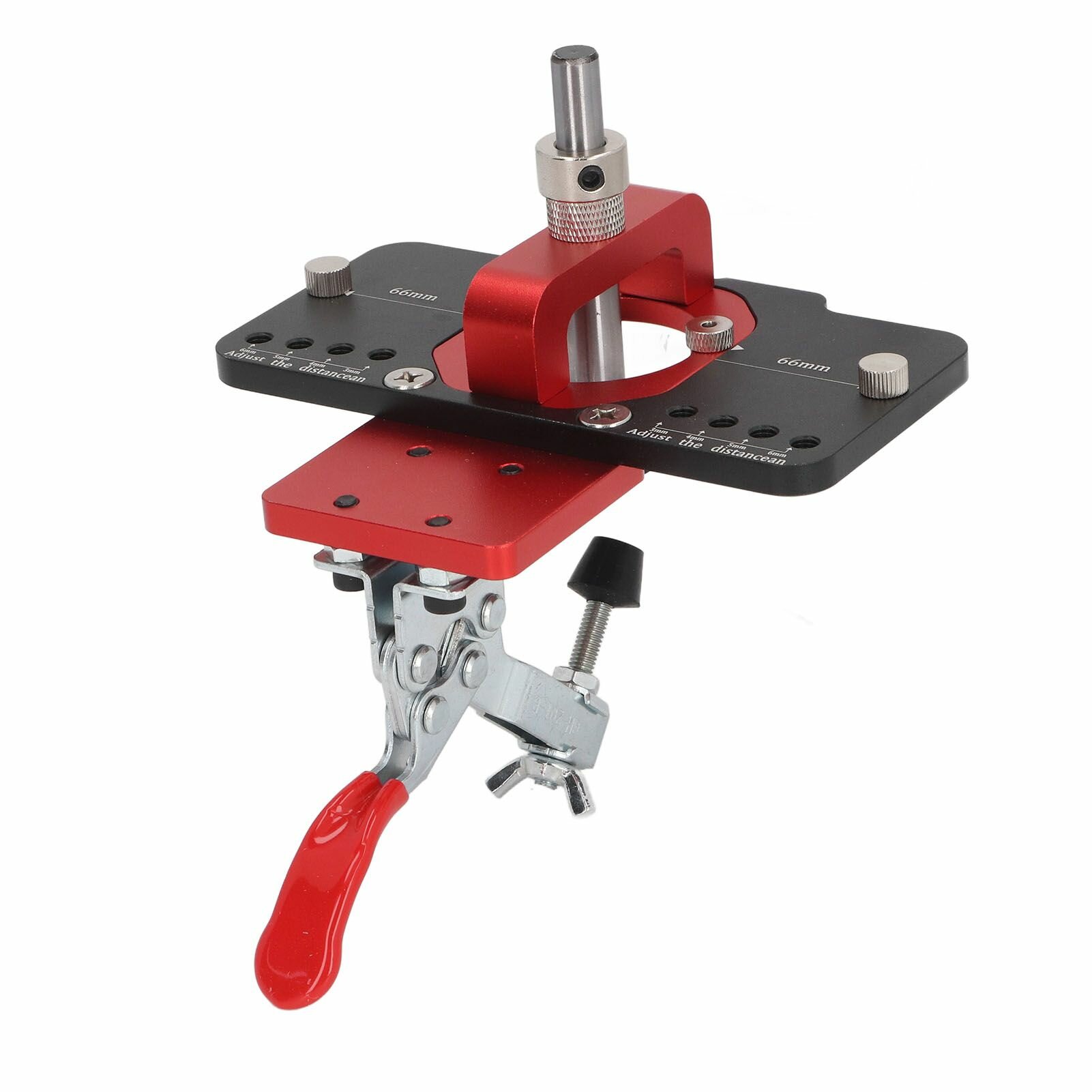 Комплект фрез для установки петель из алюминиевого сплава, точно регулируемая направляющая для столярных работ, 35мм, максимальная глубина 15мм