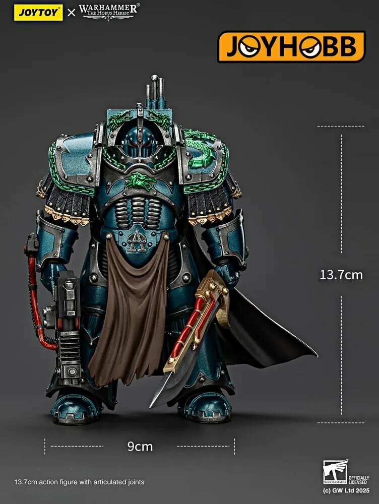 Аниме Фигурка warhammer 40000 Alpha Legion Legion Praetor in Cataphractii Terminator Armour JOYTOY 1/18 подвижная фигурка сменные аксессуары высокая детализация JOYHOBB