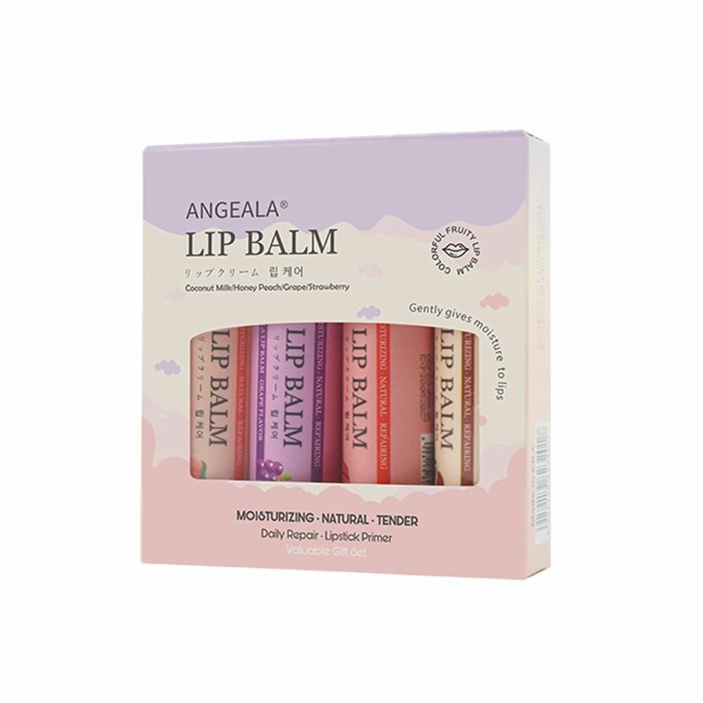 Набор гигиенических помад/бальзамов для губ 4 шт.