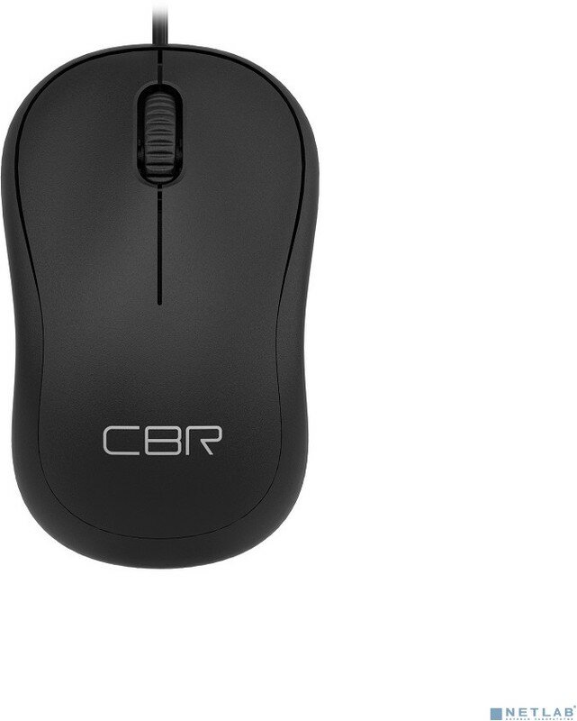 CBR CM 106 Black USB, Мышь офисн, 1000dpi, 3 кн, 1.5 м