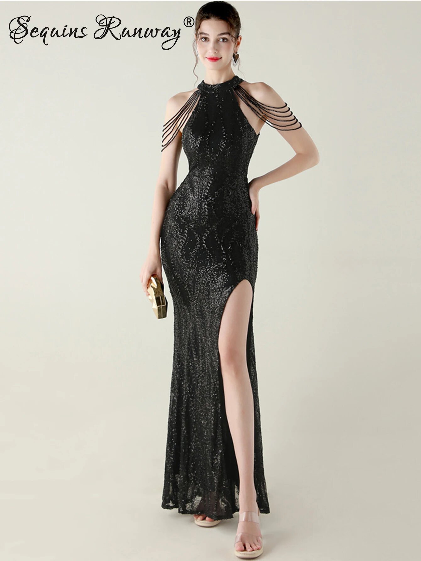 Платье Sequins Runway