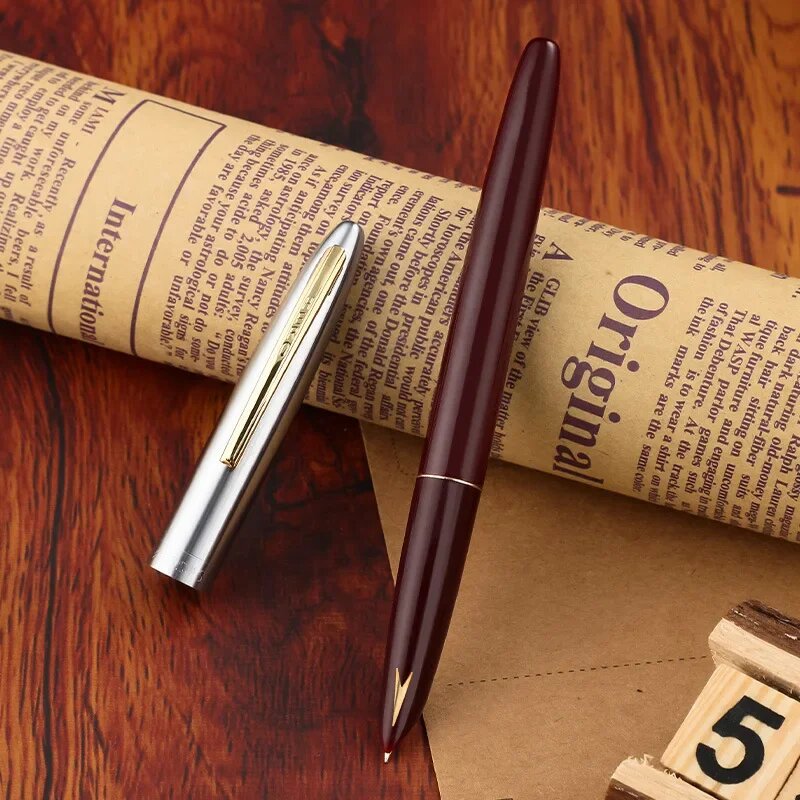 Брендовая ручка Hero Dark Point 329S, ностальгическая старая классическая коллекция, студенческая и взрослая деловая ручка для письма, иридиевая золотая ручка, чернильная ручка