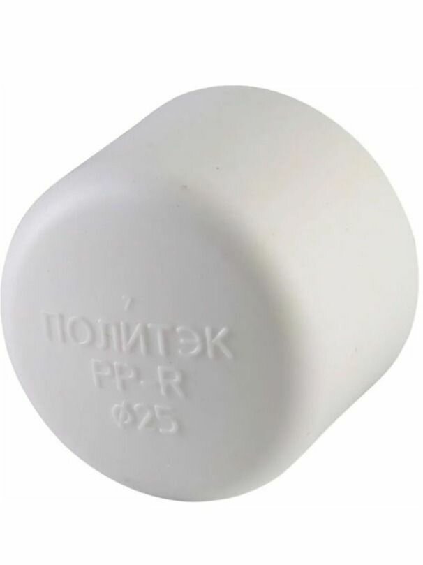 Заглушка Политэк 9000001025, 25 PPRC белая