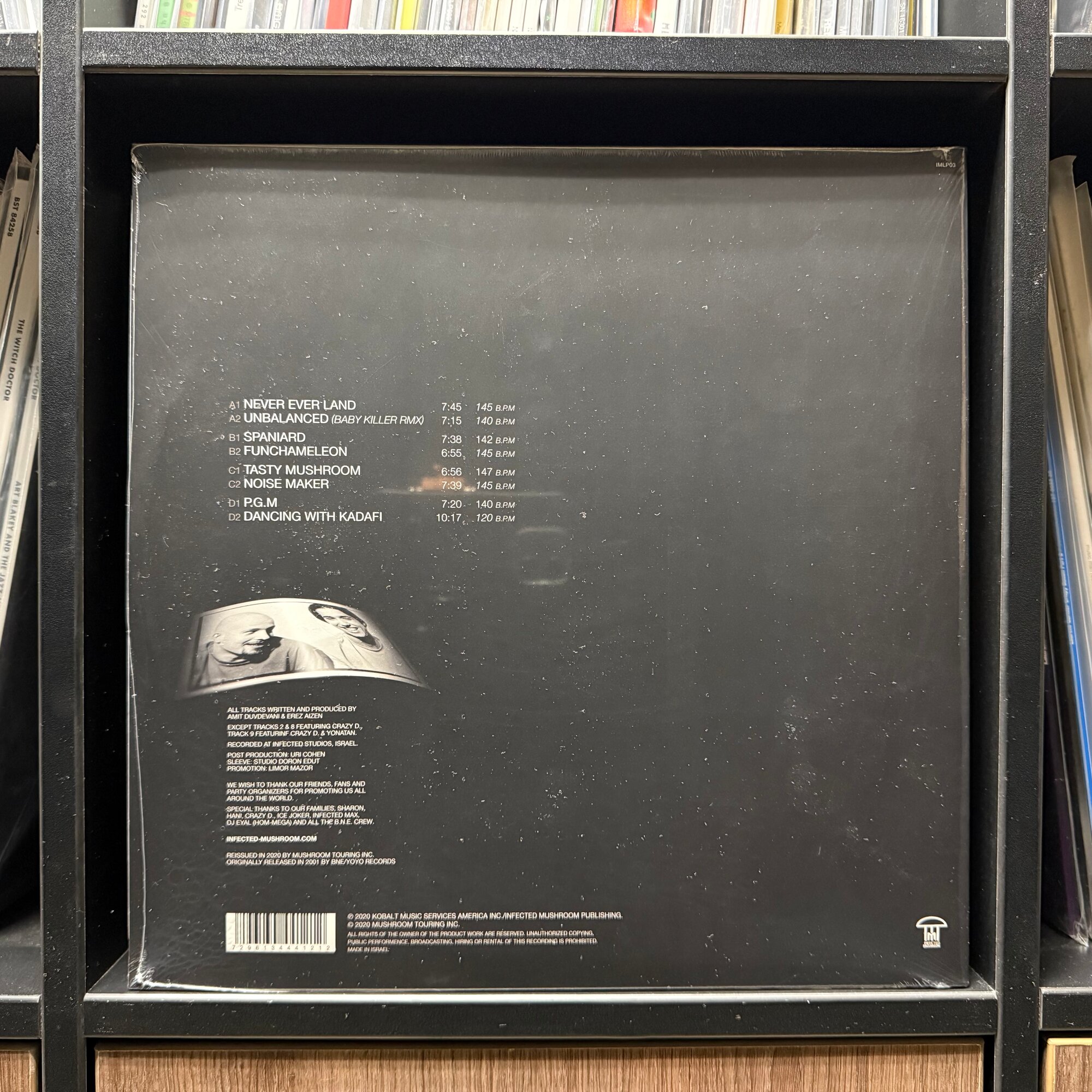 Виниловая пластинка Infected Mushroom - B.P.Empire (still sealed, limited gatefold bordeaux & purple vinyl 2xLP) LP Винил
