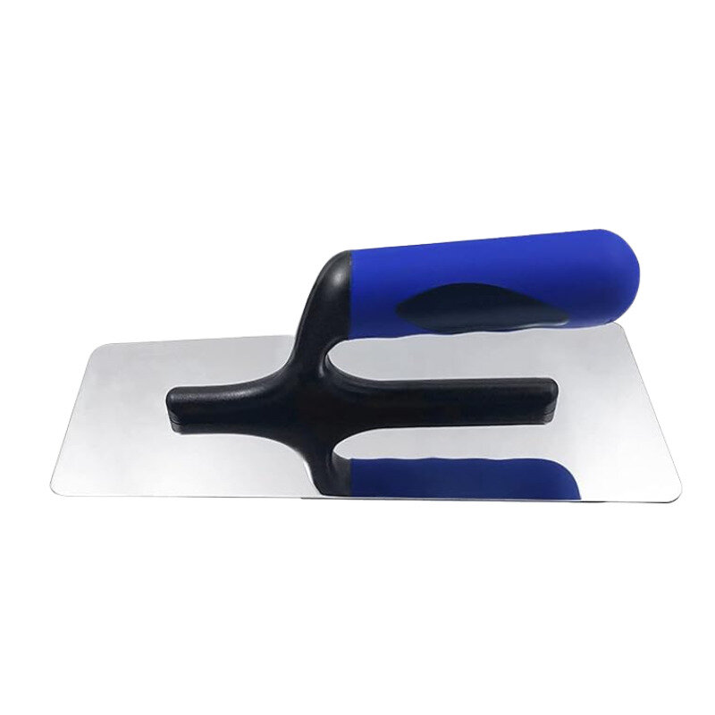 Доска для протирания из нержавеющей стали, средний размер 240мм × 100мм, инструмент для ручного протирания гипса, цвет синий, толщина 0,7мм, вес 218г, упаковка 24x10x5см, 1шт гипсовая доска