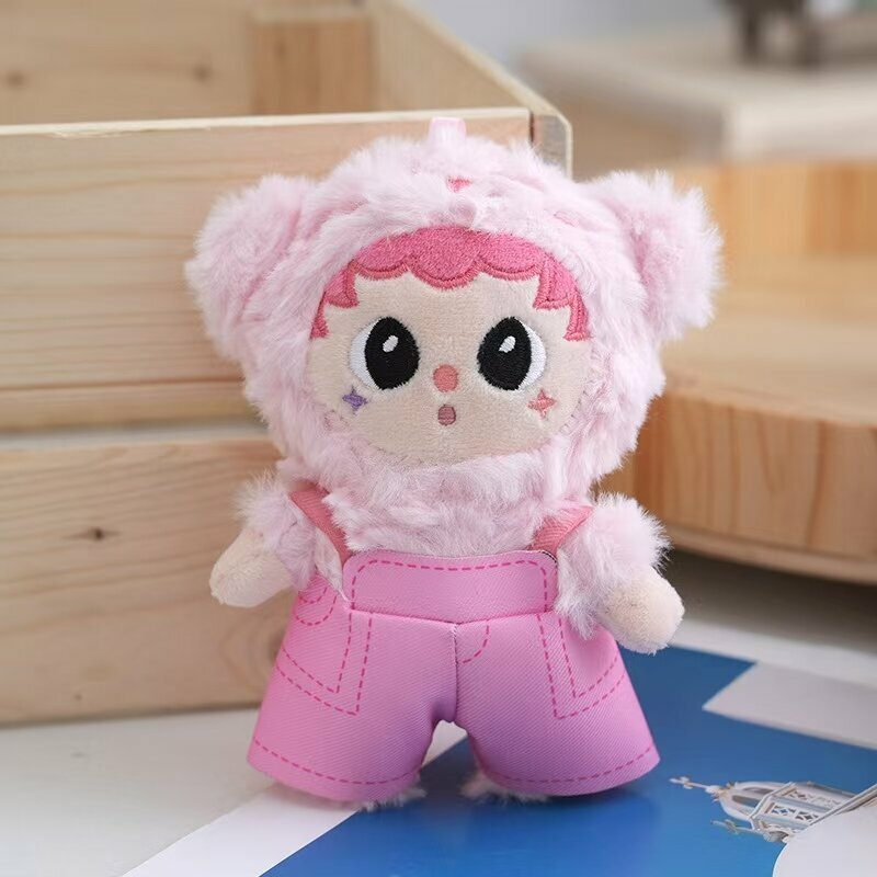 Soft and plush cartoon bear keychain cute stuffed toy for adorable bag decoration