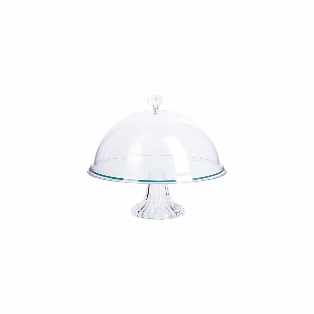 Блюдо LORAINE с крышкой 26x26 см 28672 Блюдо с крышкой стекло 26х26см LR (х8)