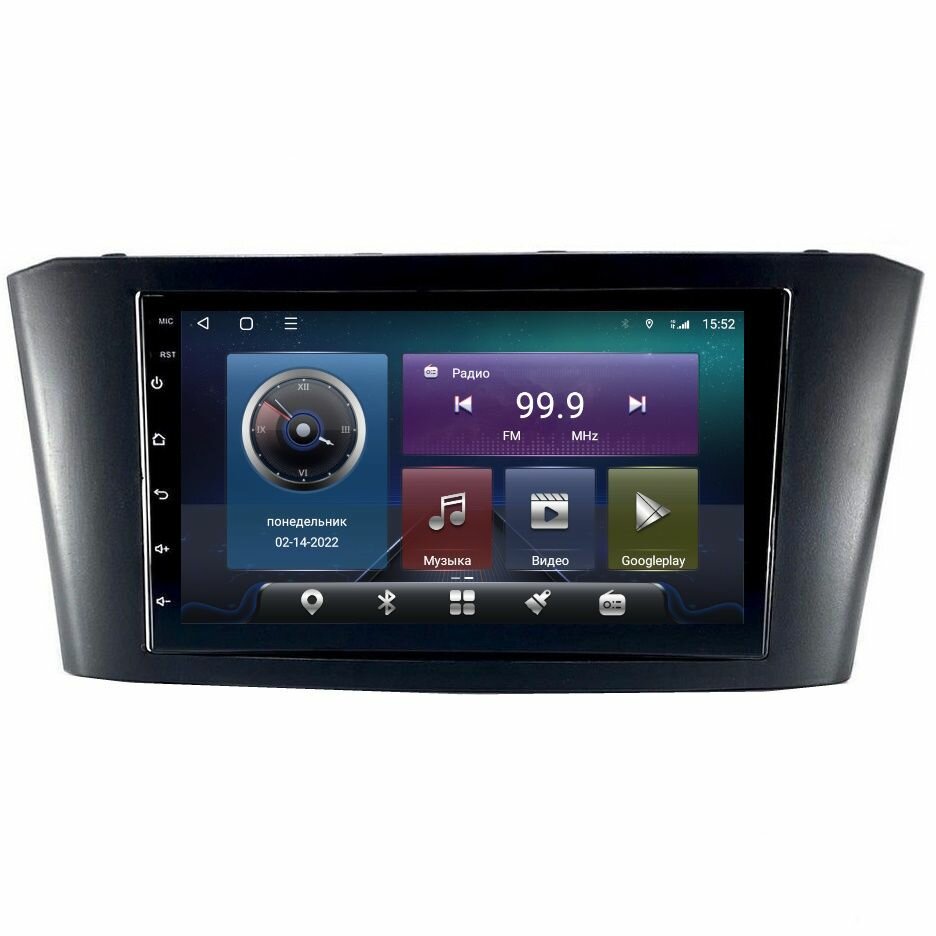 Магнитола CRS-300 Тойота Авенсис T250 Toyota Avensis II 2003-2008 - Android 13 - Процессор 8 ядер - Память 6+128Gb - Carplay - DSP 36 полос - 4G(Sim)
