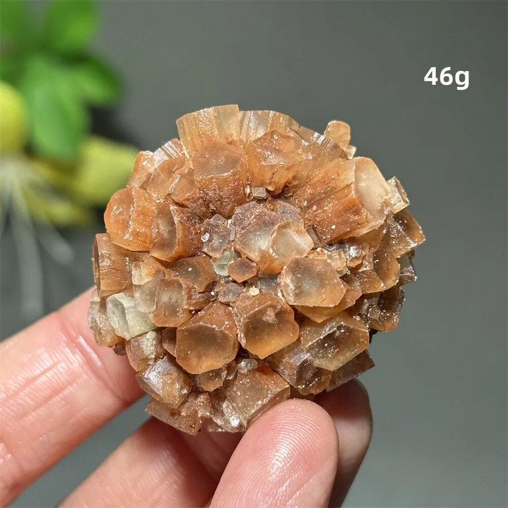 Оранжевый арагонит, кластер 20 46g