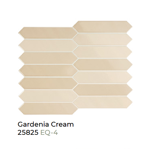 Плитка Equipe ARROW GARDENIA CREAM глянец ( в уп. 44 шт -0,5 м2)