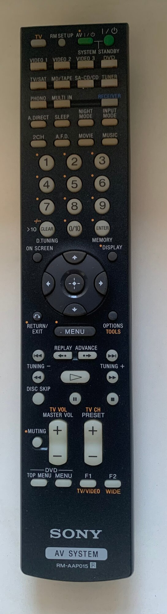 Sony RM-AAP015 пульт оригинальный