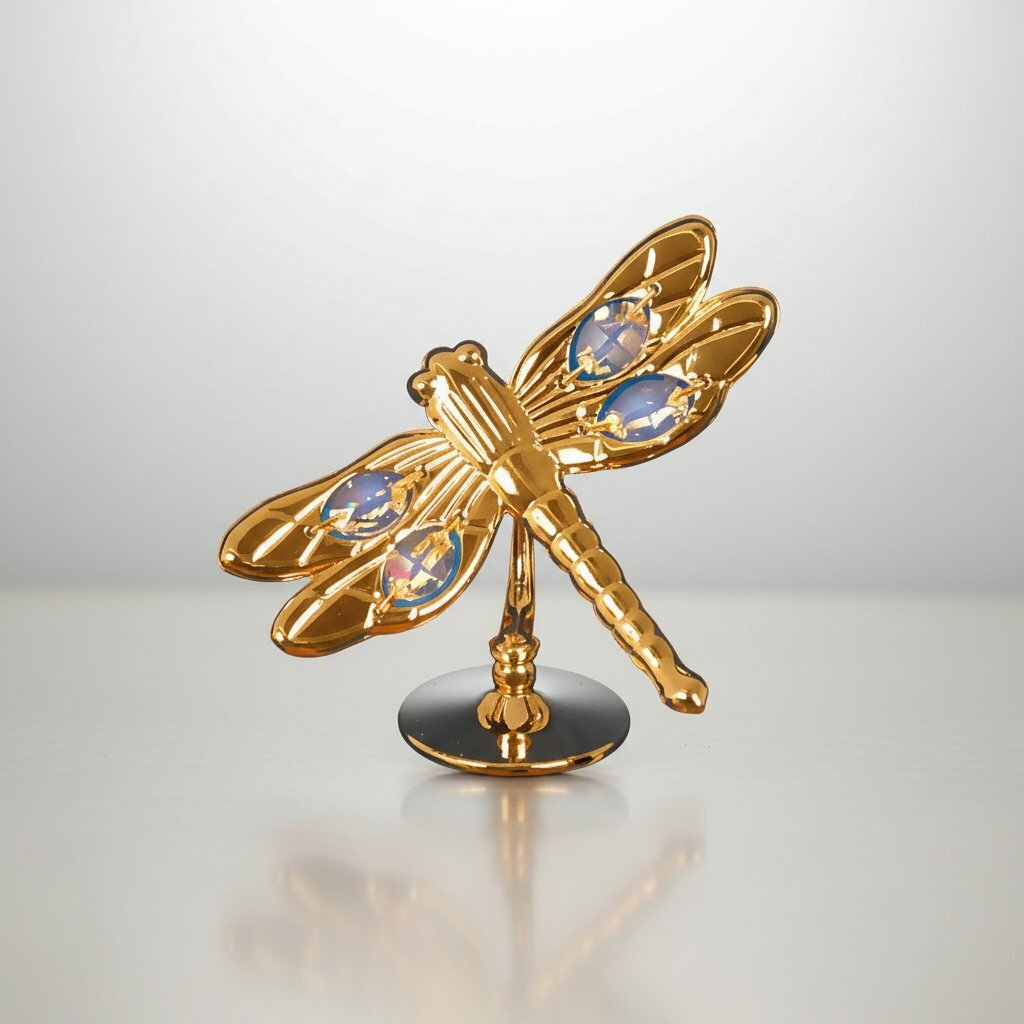 Фигурка Стрекоза бол. A4928 Crystal Temptations, Металл, кристалл