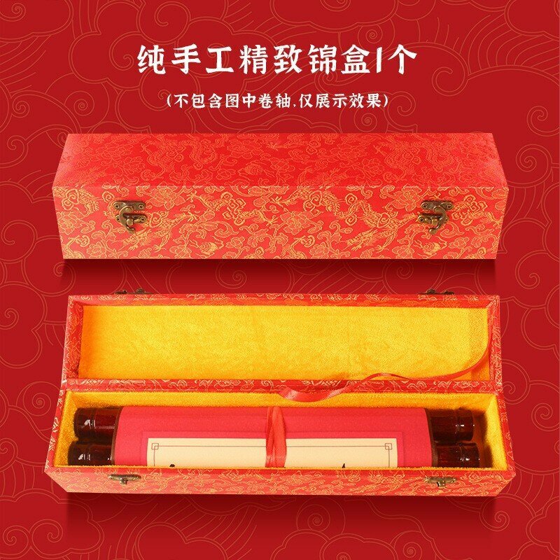 Памятный свиток с отпечатками рук и ног новорожденного на первый день рождения, подарок на годовщину, сувенир из глины для детей на сто дней, каллиграфия и живопись