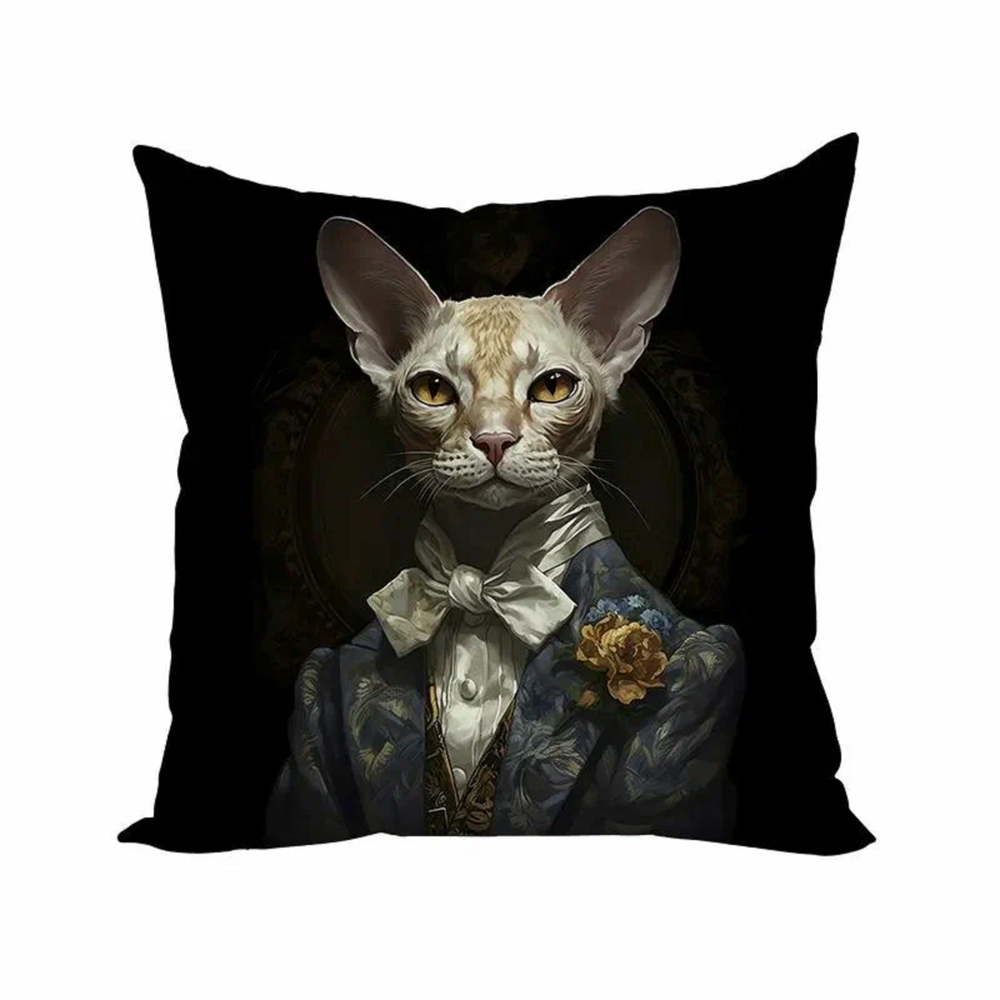 Чехол для подушки МисьеКот 40х40 велюр