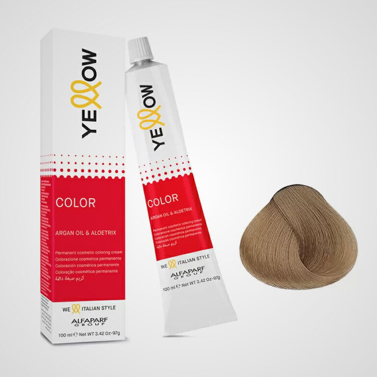 Ye Color Перманентная крем краска 9.00 100 мл YELLOW PROFESSIONAL Ye Color Permanent Coloring Cream Краска 100 мл