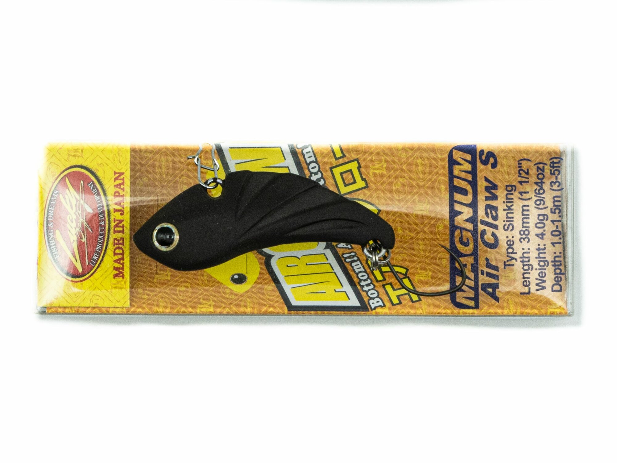 Японский раттлин на форель Lucky Craft Magnum Air Claw S, 4 г, #Blow Brown Glow / Приманки для рыбалки / Цикады на форель