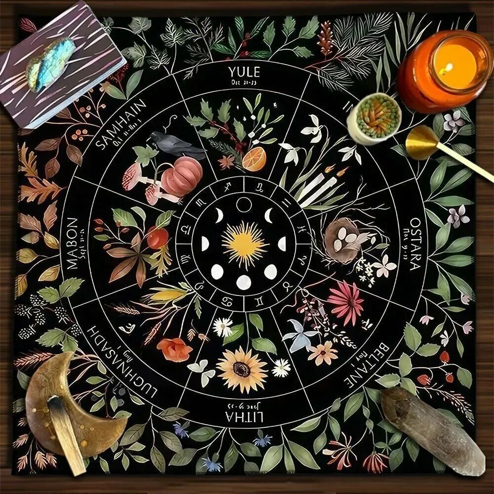 Гадальный инструмент/Скатерть для гаданий на картах Таро 90X90CM