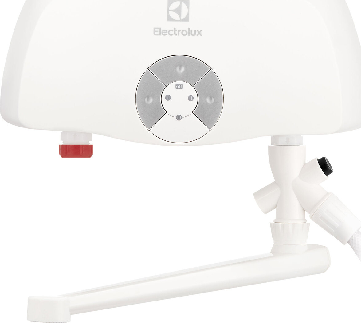 Водонагреватель проточный ELECTROLUX Smartfix 2.0 TS 5.5 кВт (кран+душ) белый/серый