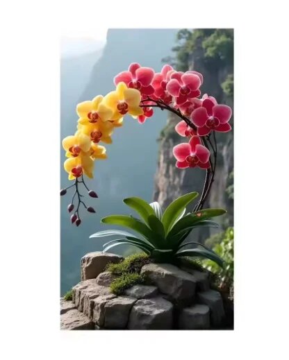 Алмазная живопись Calvert Фиолетовая орхидея